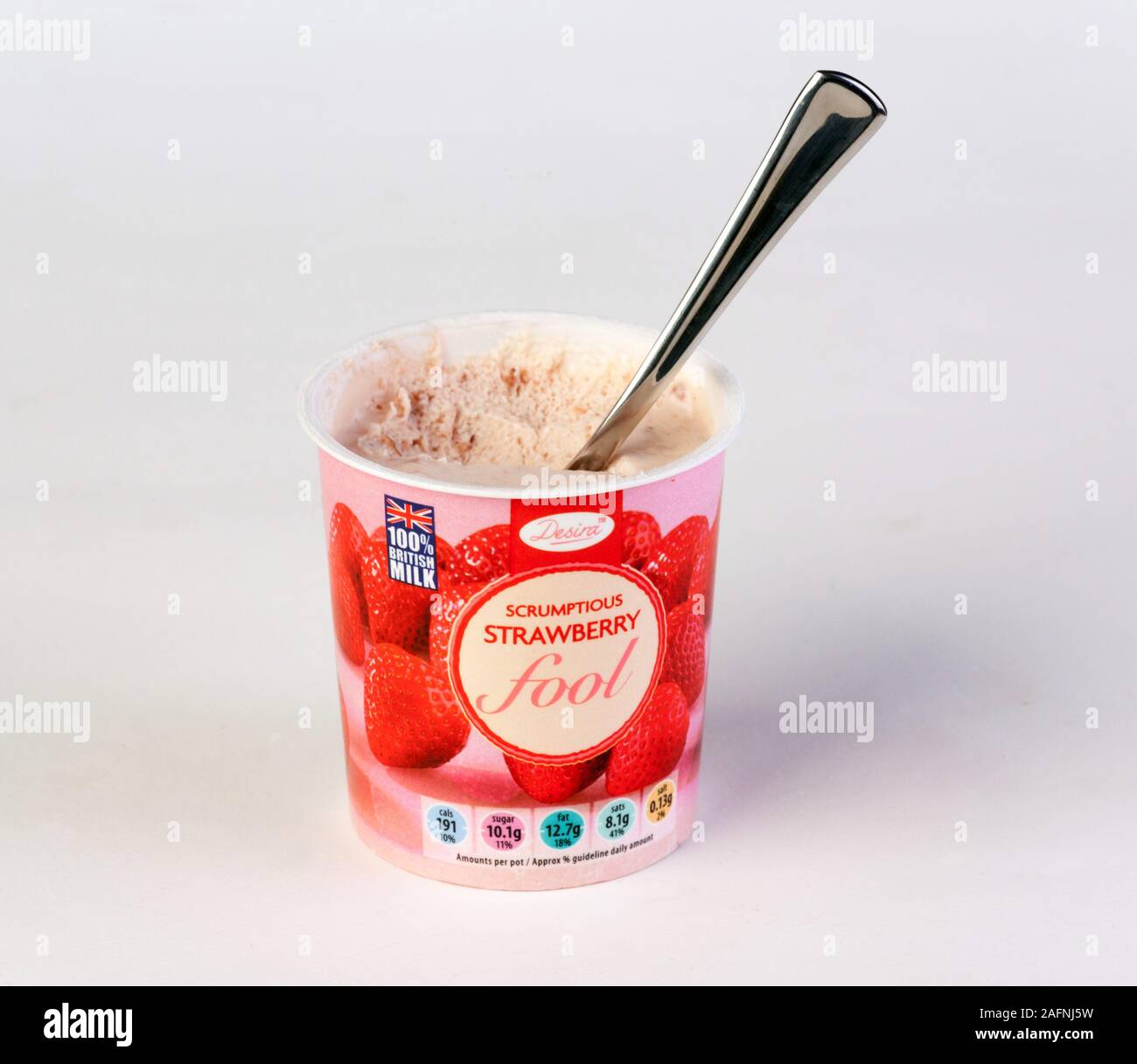 strawberry fruit fool Stock Photo - Alamy