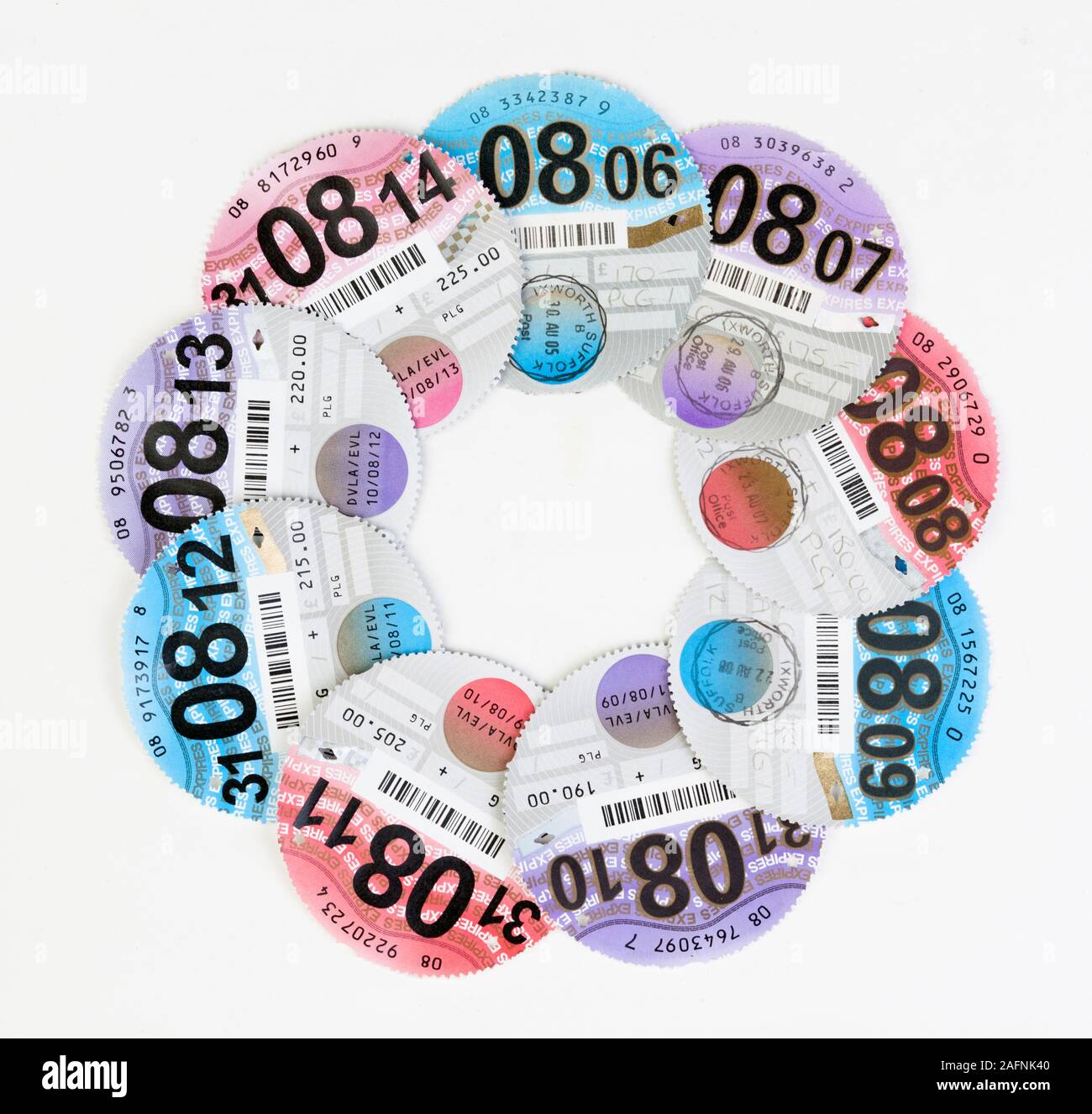 Road Tax Discs High Resolution Stock Photography and Images - Alamy