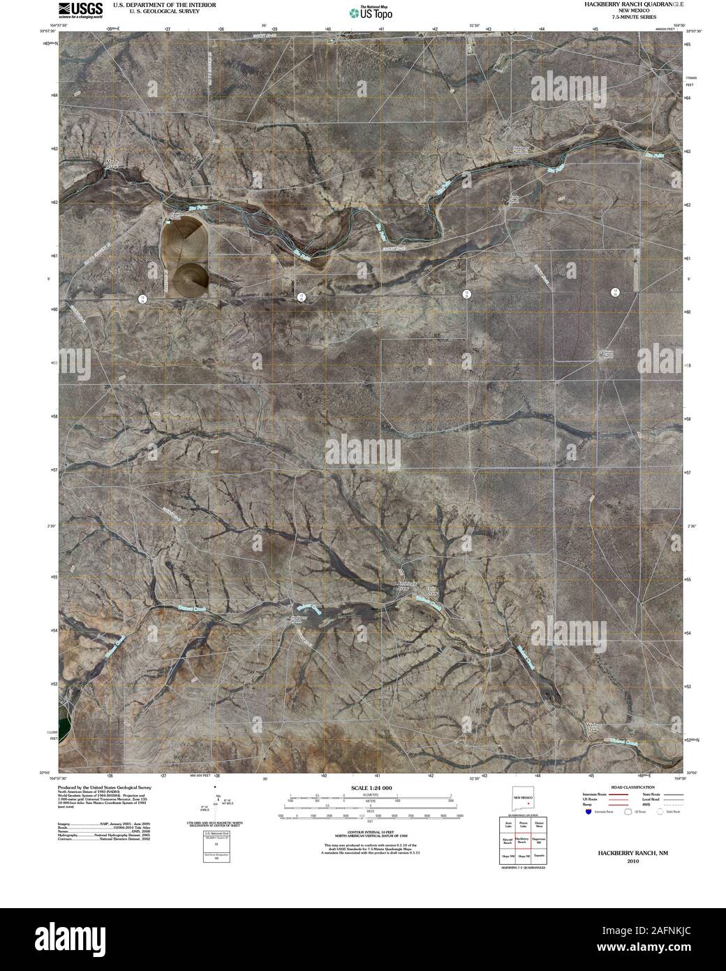 Map of hackberry hi-res stock photography and images - Alamy
