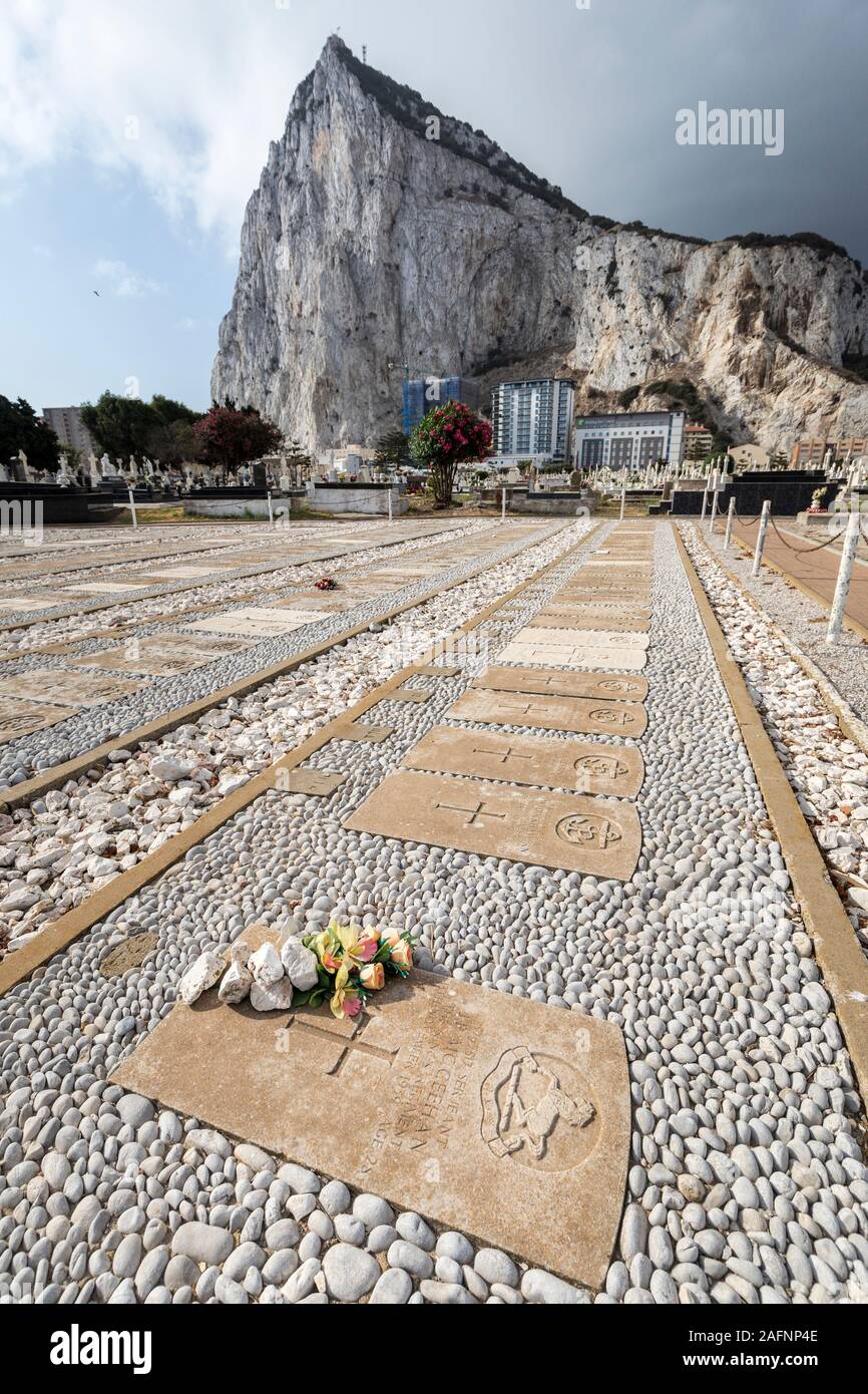 North Front Cemetery, Gibraltar Stock Photo - Alamy