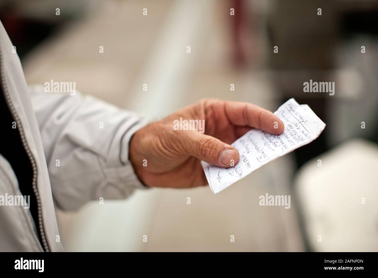Hand written list hi-res stock photography and images - Alamy