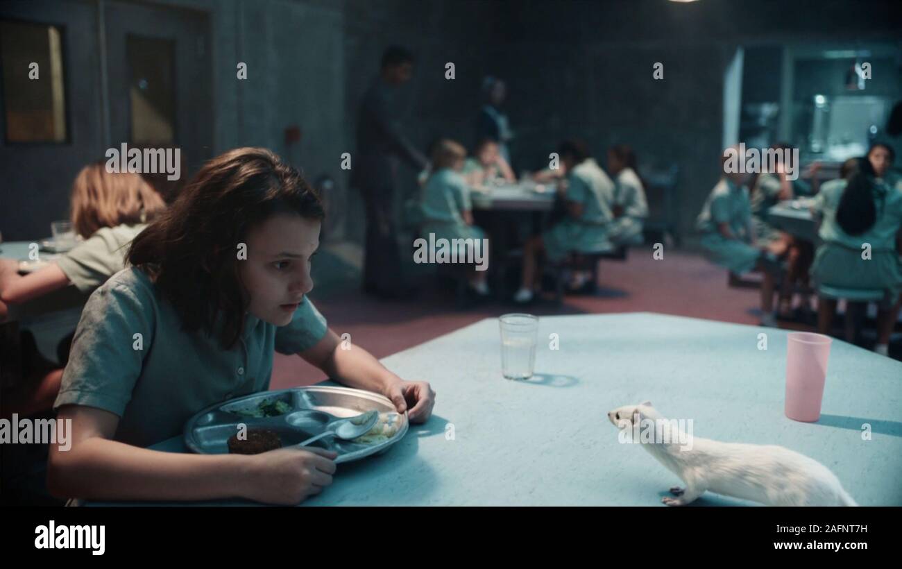 London.UK. Dafne Keen and Pantalaimon (voiced by Kit Connor) in a scene ...