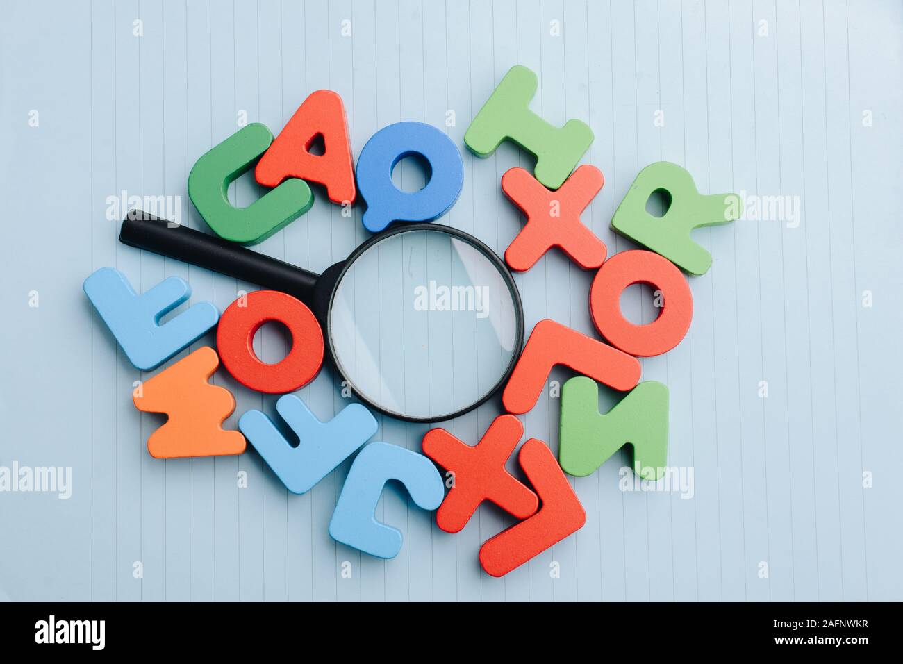 Education concept by School lettering with colorful wooden letters ...