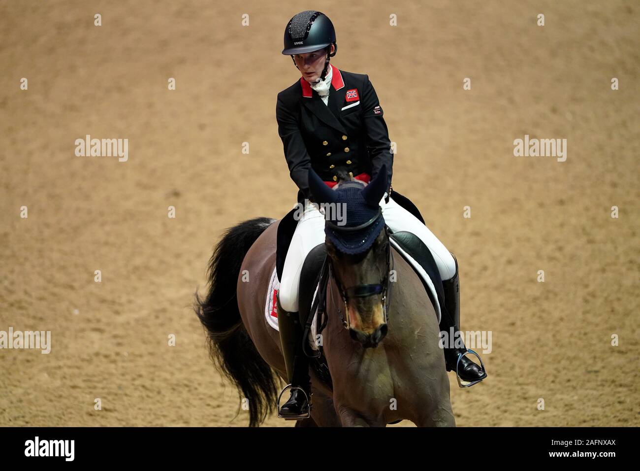 Great Britain's Lara Butler riding Rubin Al Asad during Class D1 The ...