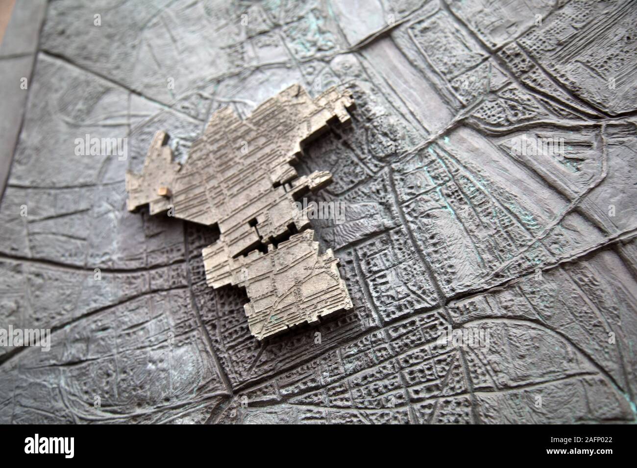 Warsaw map hi-res stock photography and images - Alamy