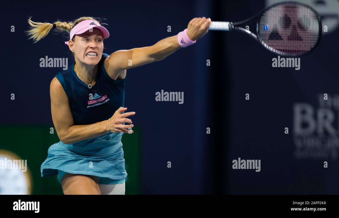 Angelique Kerber of Germany in action during her third-round match at ...
