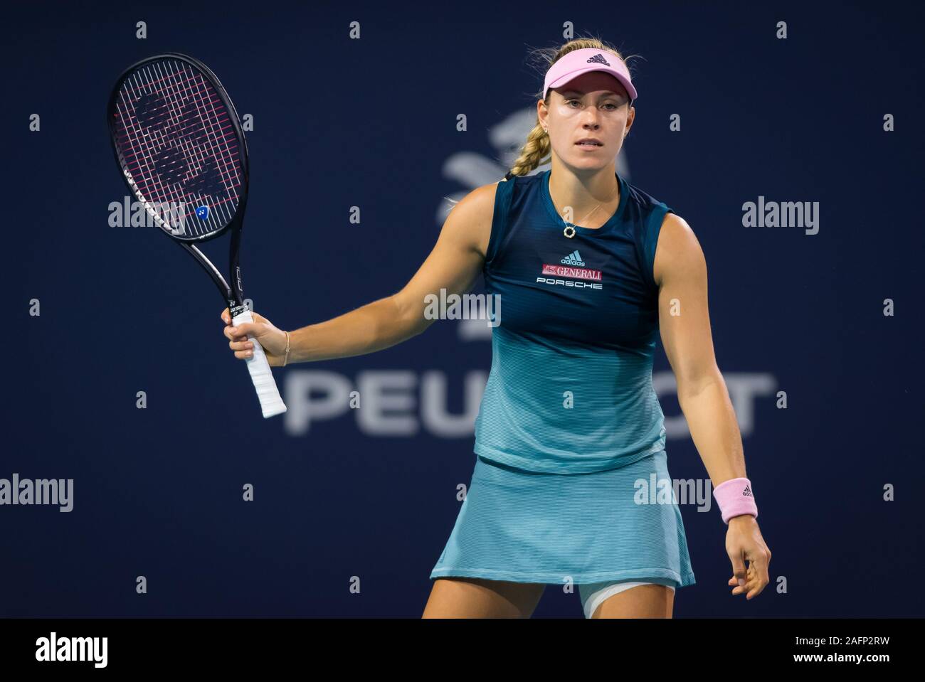 Angelique Kerber of Germany in action during her third-round match at ...