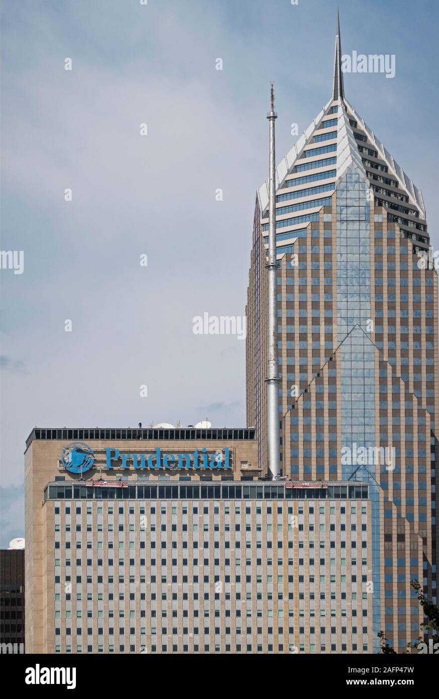 One and Two Prudential Plaza in Chicago Illinois Stock Photo - Alamy