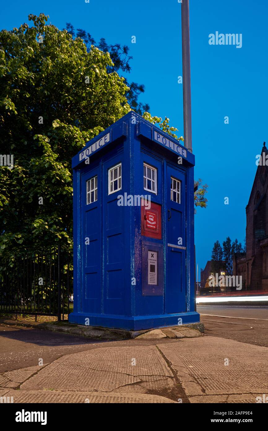 Police Box, Glasgow Stock Photo - Alamy