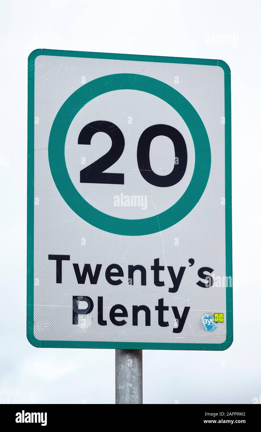 Twenty is plenty hi-res stock photography and images - Alamy