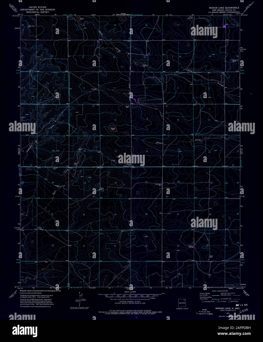 Map of ingram hi-res stock photography and images - Alamy