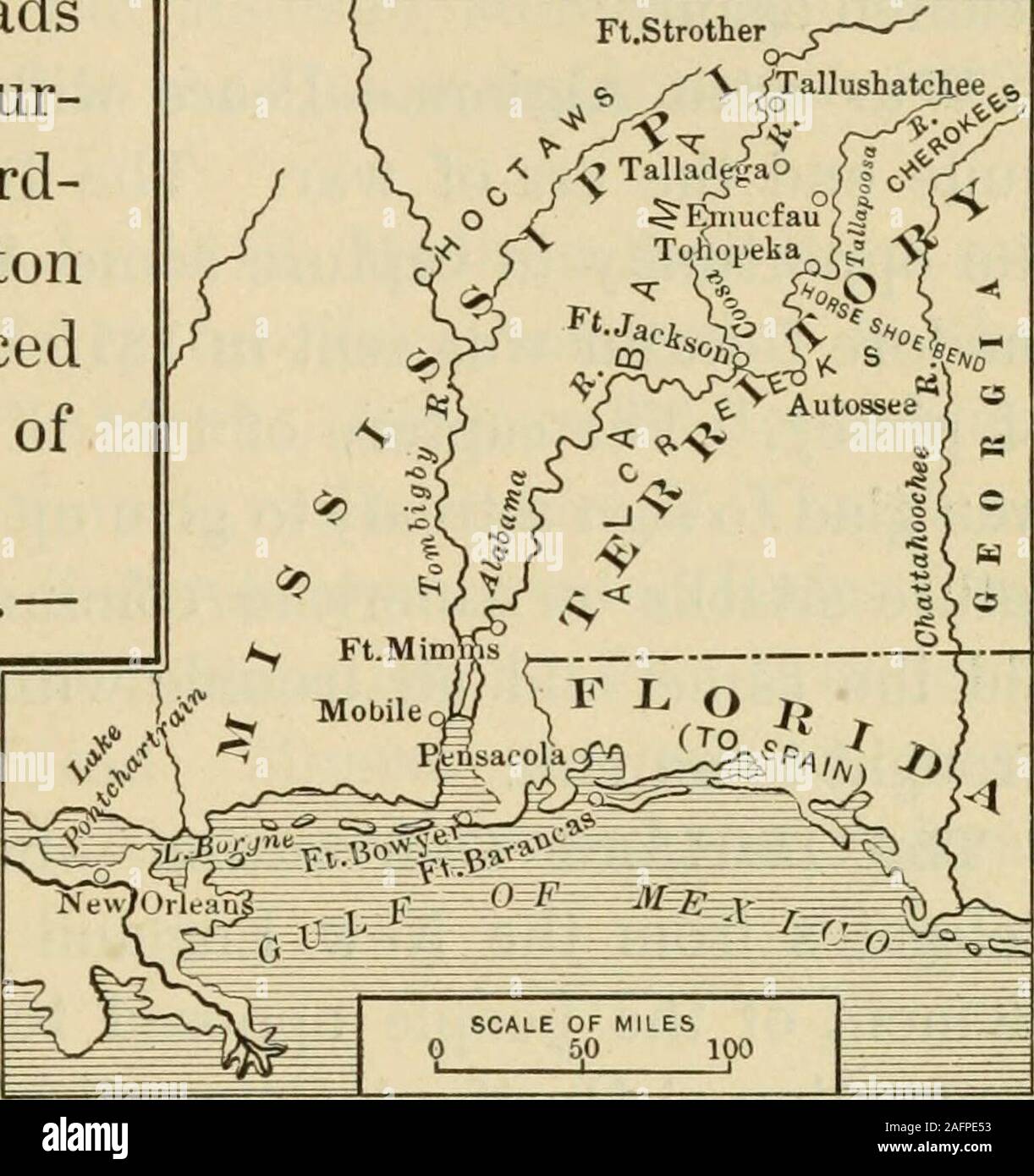 1814 creek war hi-res stock photography and images - Alamy