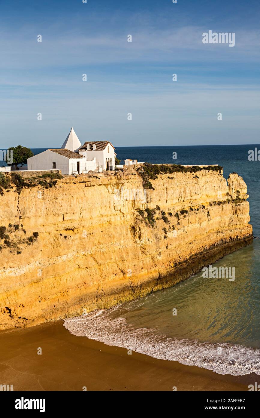 Nossa Senhora da Rocha church, Alporchinhas, Algarve, Portugal Stock ...