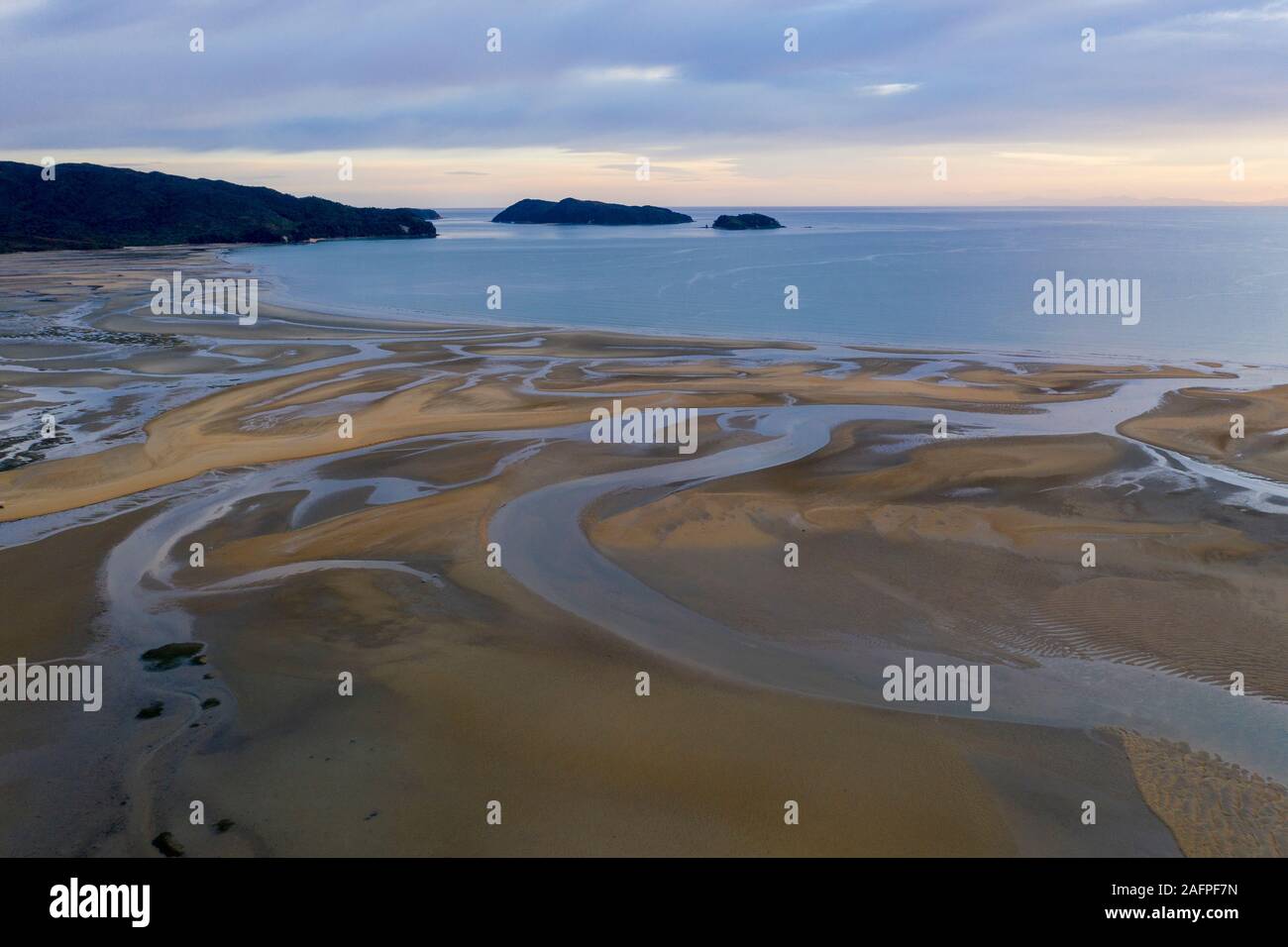 Sunrise at Whananaki Inlet, Whananaki, Northland, New Zealand Stock ...