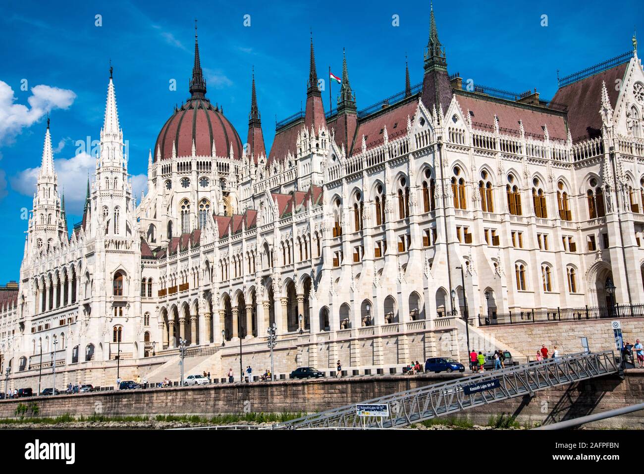 The Houses of Parliament in Budapest the Capital city of Hungary. In ...