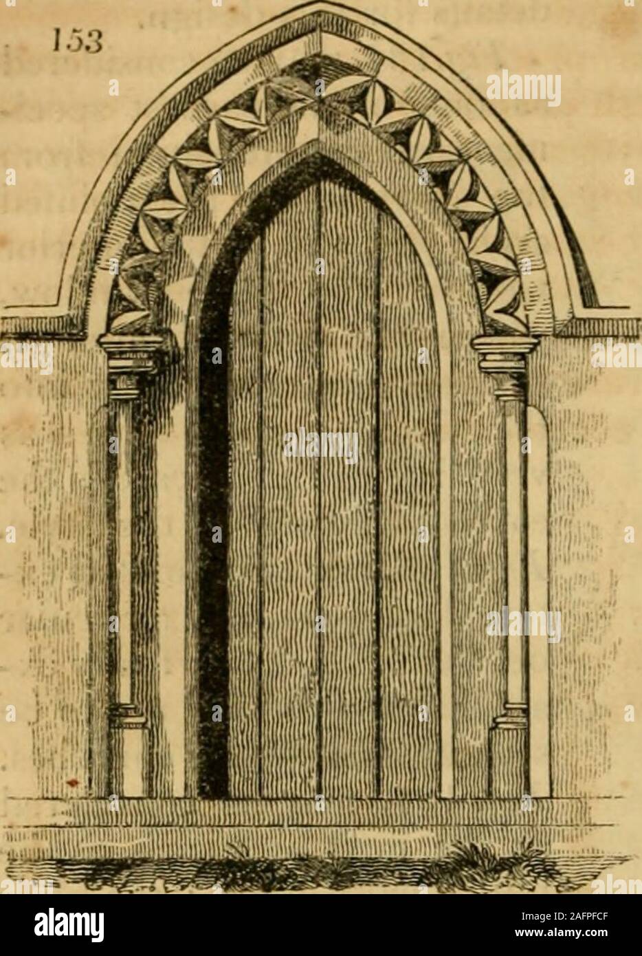. The Architectural magazine. 272 Design for a Villa. window in a ...