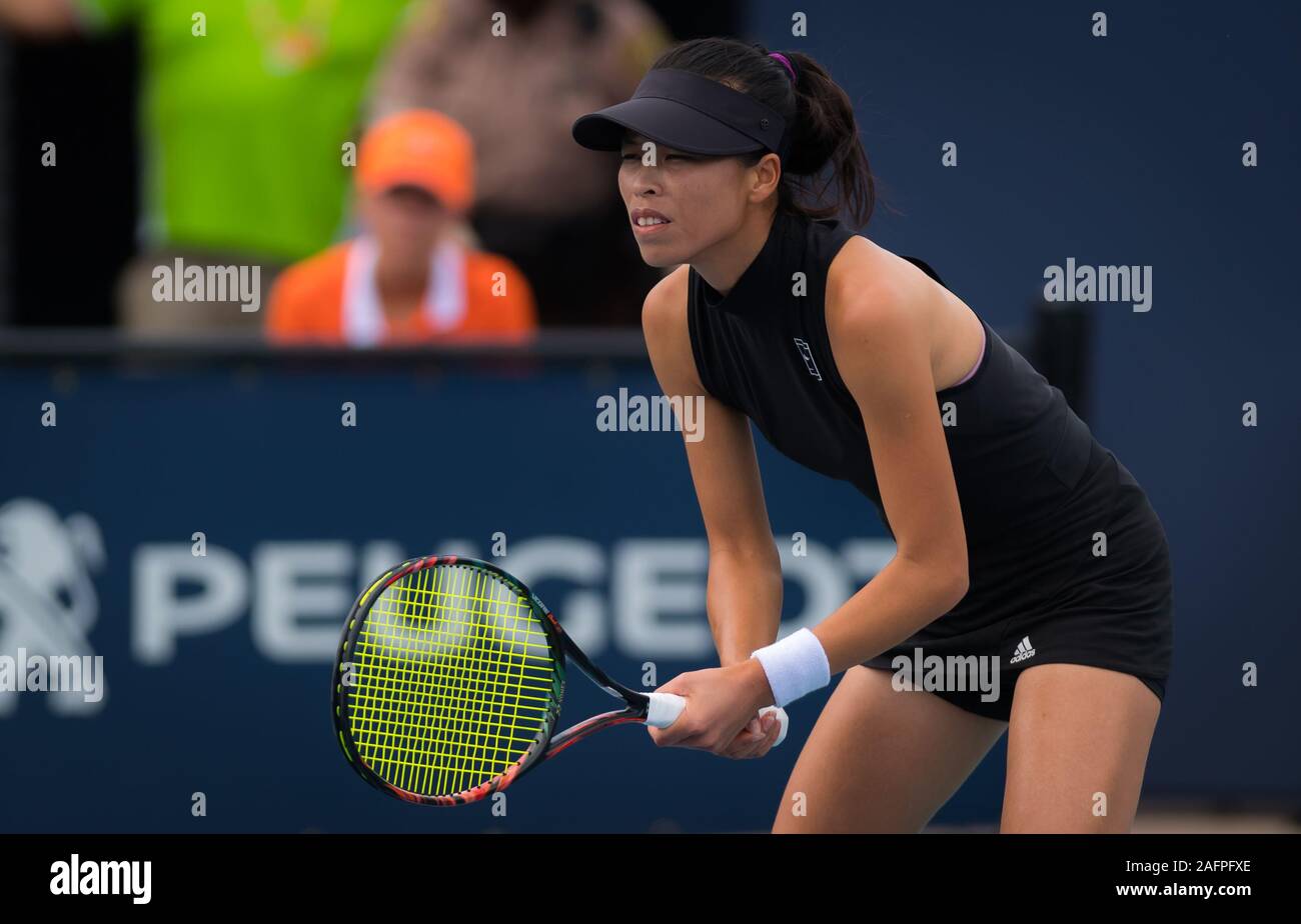 Su-Wei Hsieh of Chinese Taipeh in action during her fourth-round match ...