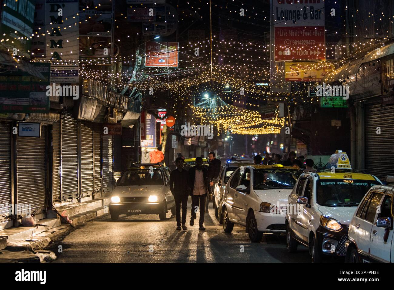 City life in Kathmandu Nepal Stock Photo - Alamy