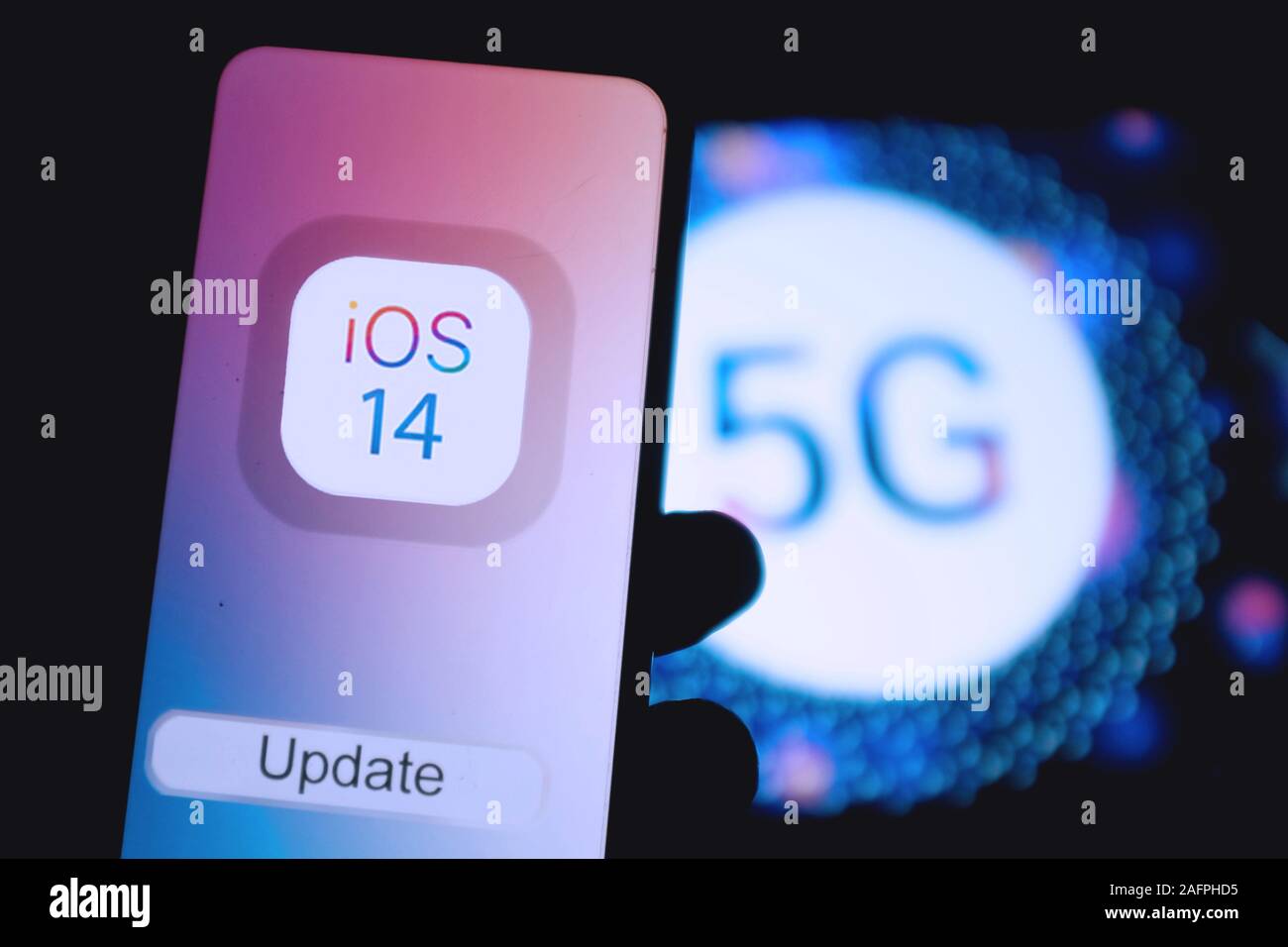Blue glowing phone icon in hi-res stock photography and images - Alamy