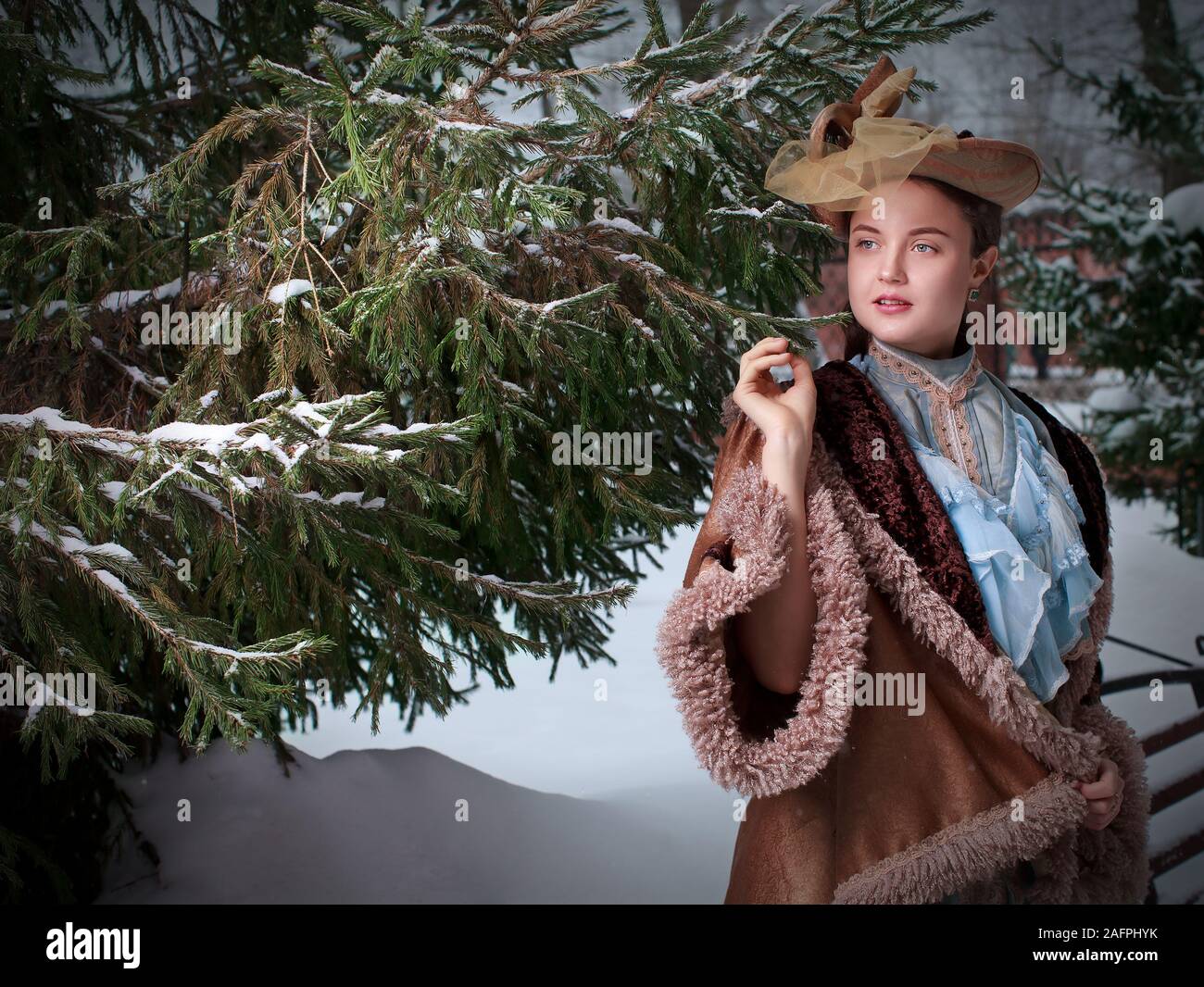 Beautiful russian girl outdoor hi-res stock photography and images - Alamy