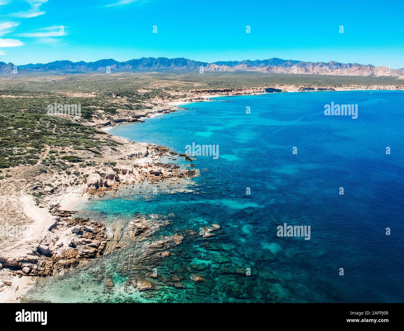 Baja california mexico aerial hi-res stock photography and images - Alamy