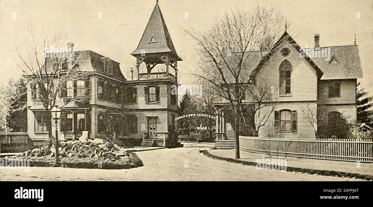 Cedar lawn cemetery hi-res stock photography and images - Alamy