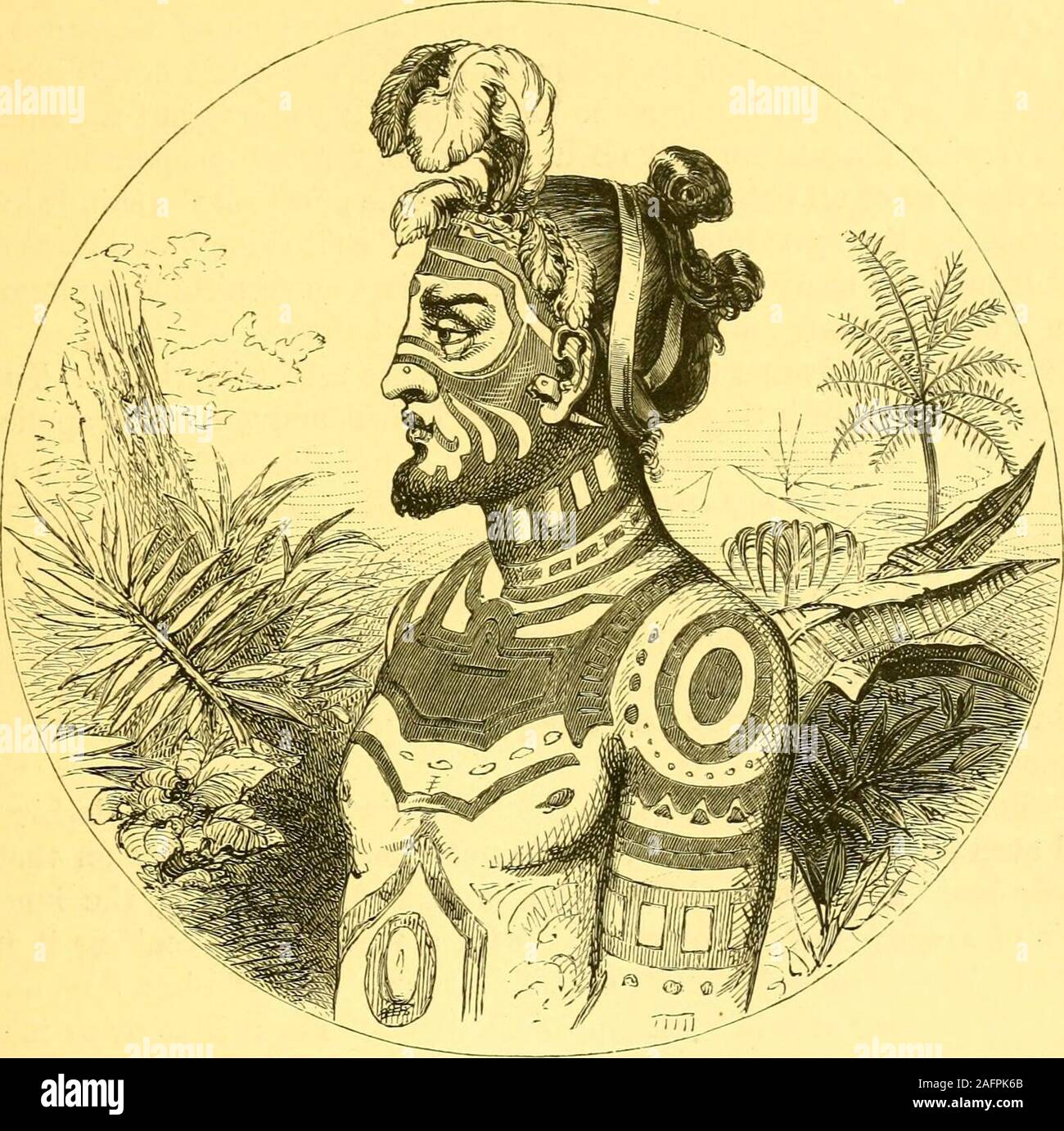 Samoan Drawing Warrior