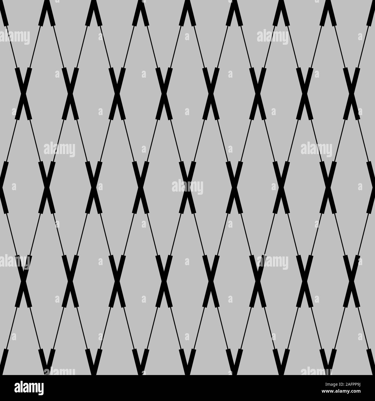 Seamless cross lines pattern background Black and White Stock Photos ...
