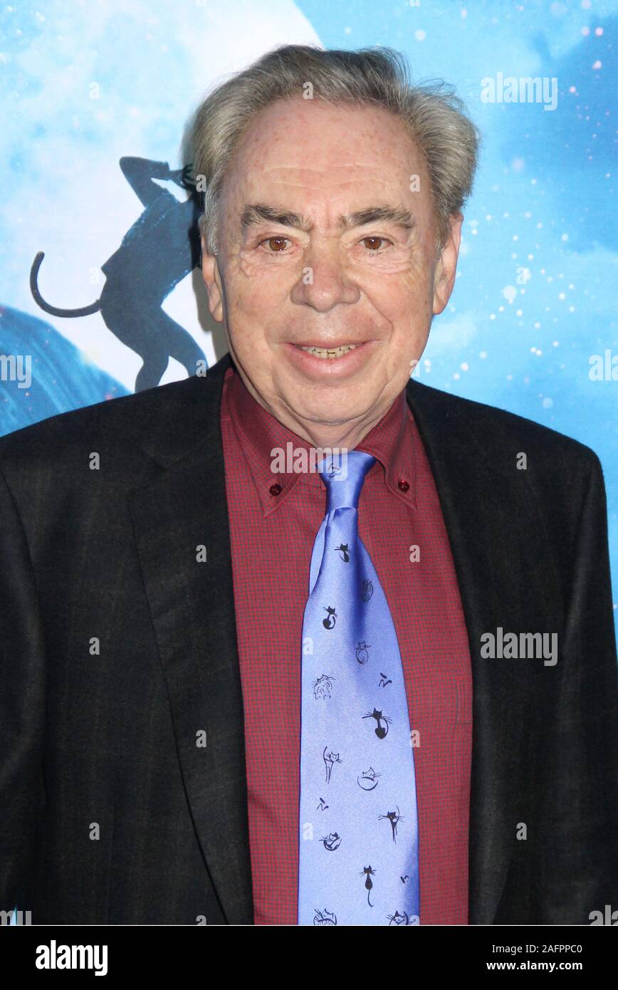 New York, NY, USA. 16th Dec, 2019. Andrew Lloyd Weber at the world ...