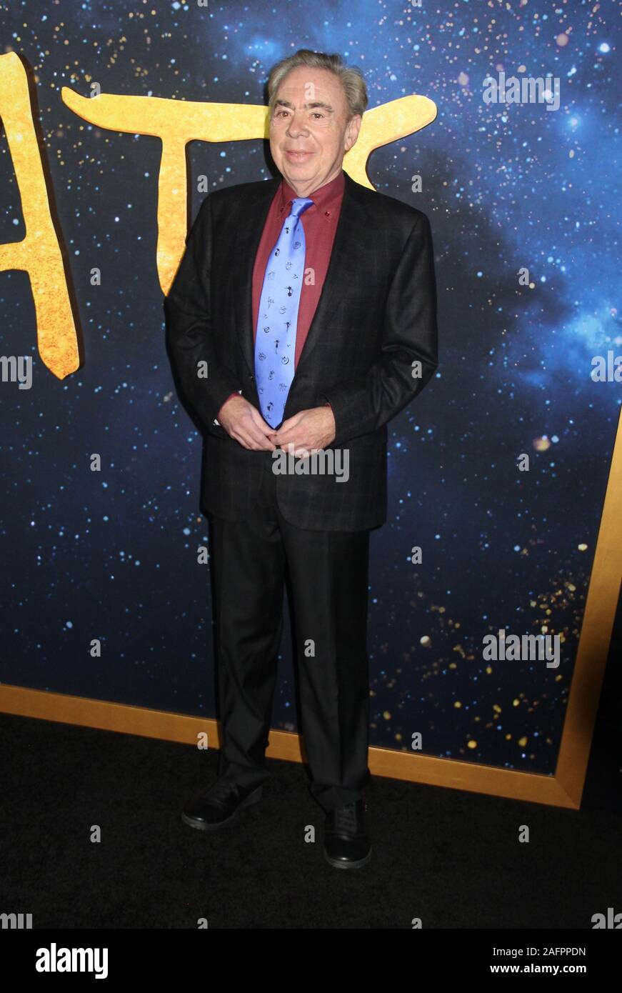New York, NY, USA. 16th Dec, 2019. Andrew Lloyd Weber at the world ...
