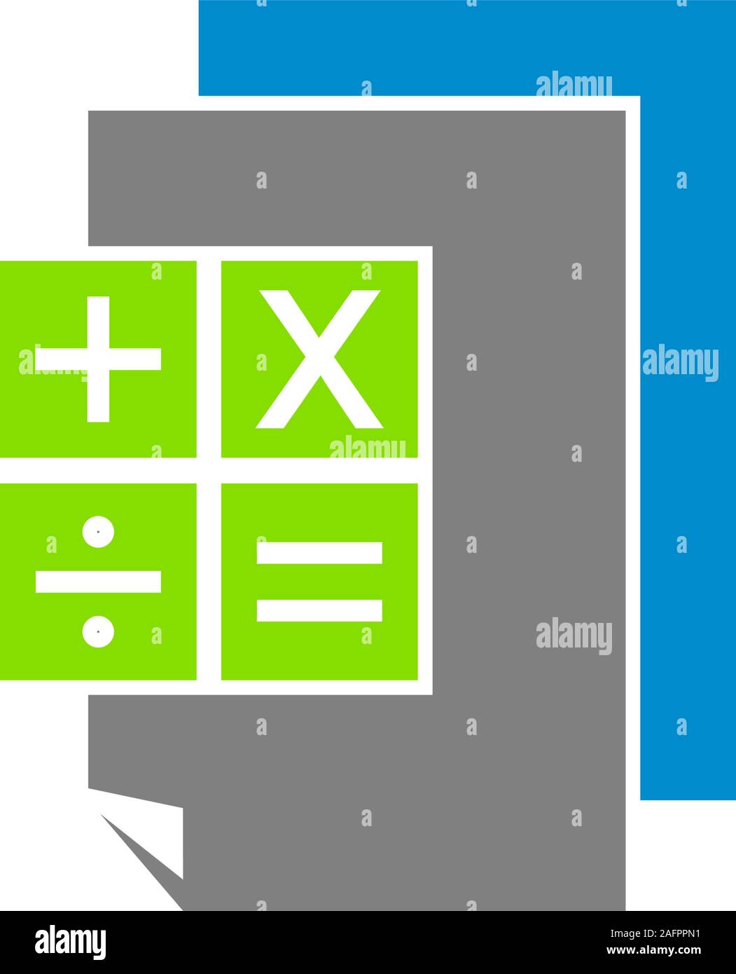 Bookkeeping Accounting logo design template vector Isolated Stock ...