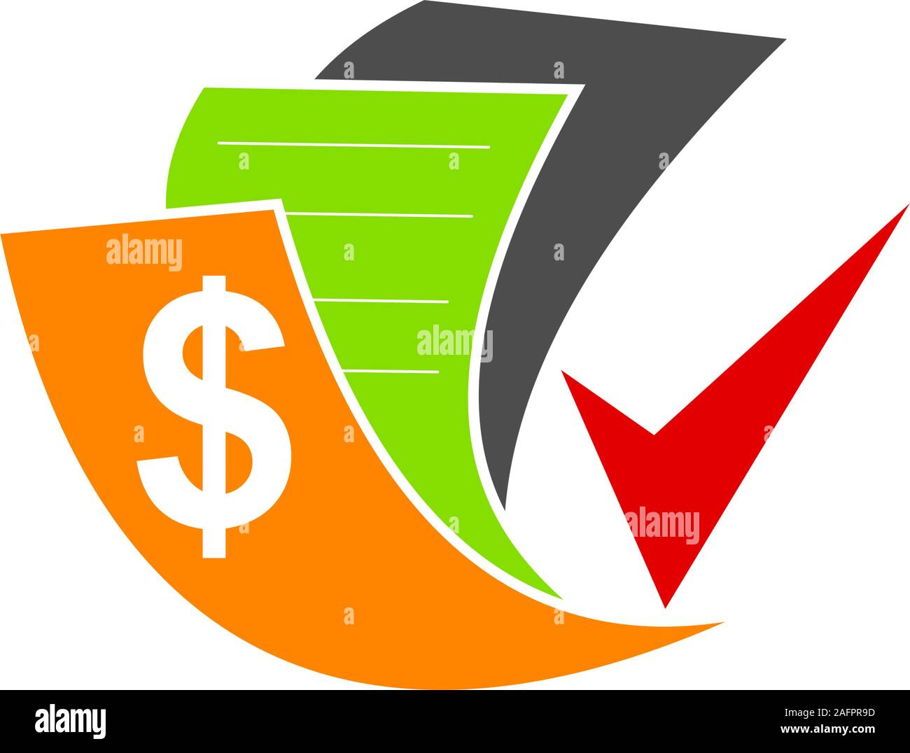 Bookkeeping Accounting logo design template vector Isolated Stock ...