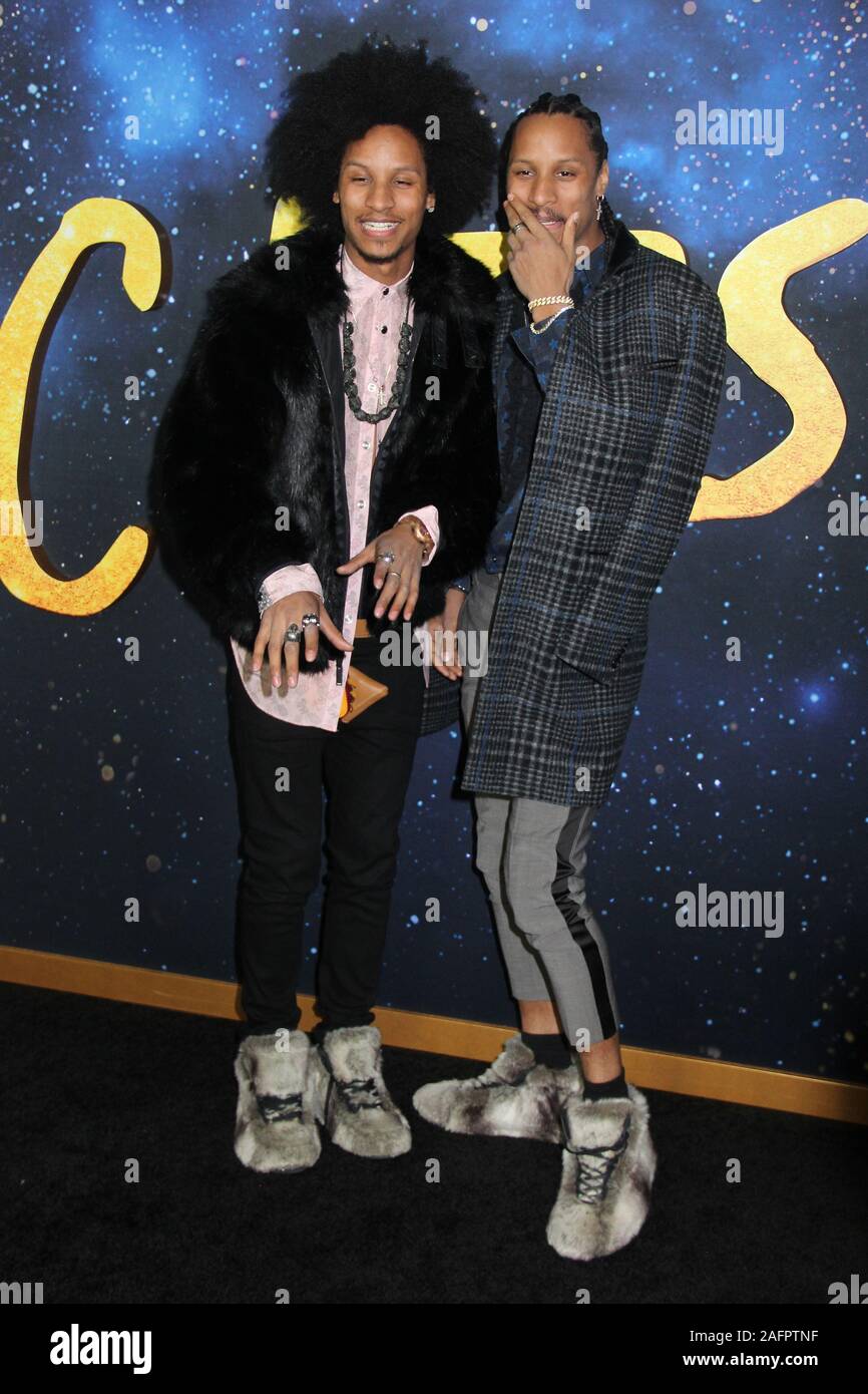 New York, NY, USA. 16th Dec, 2019. Les Twins, Laurent Nicolas Bourgeois ...