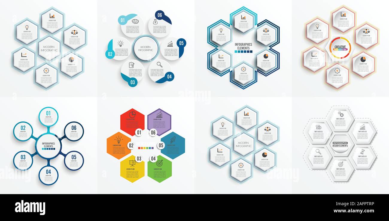 Infographic And Diagram Design Elements Vector Set