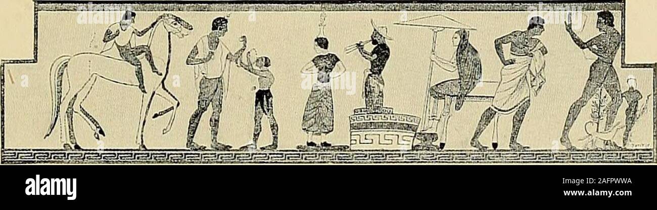 . Etruscan tomb paintings, Their subjects and significance. Fig. 19 ...