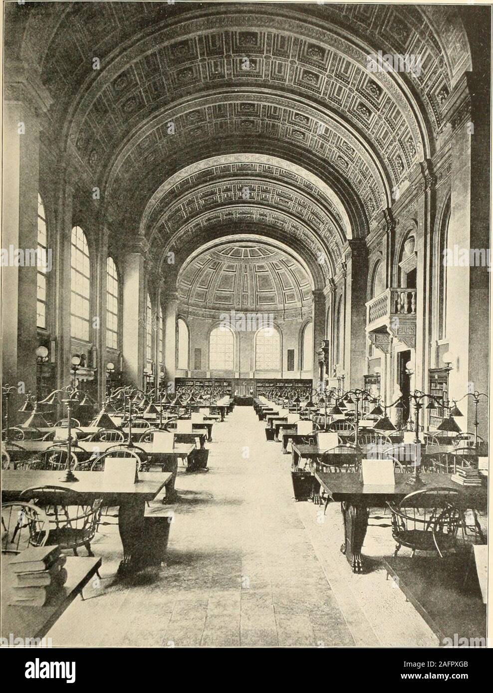 . Charles Follen McKim; a study of his life and work. MAIN STAIRCASE ...