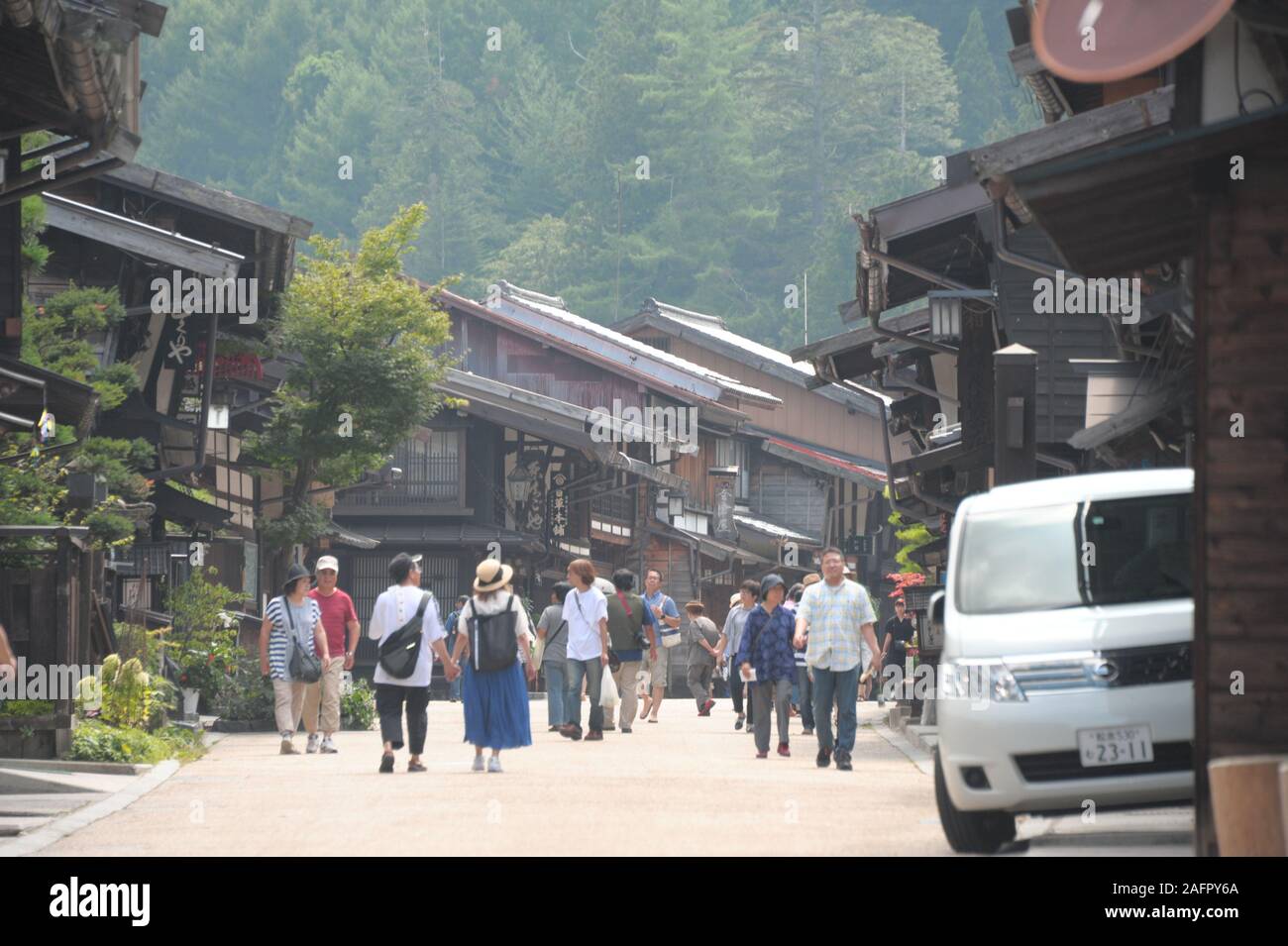 Narai-Juku A Historical Japanese Town Stock Photo - Alamy