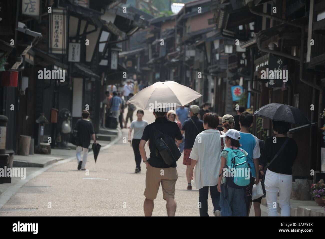 Narai-Juku A Historical Japanese Town Stock Photo - Alamy