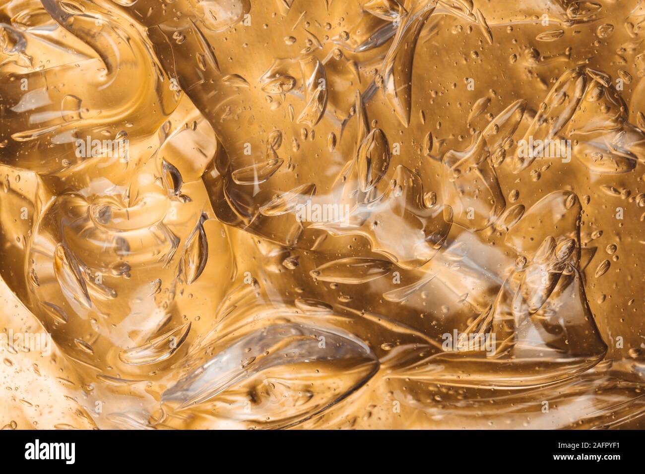Texture of hyaluronic acid with oxygen bubbles Stock Photo - Alamy
