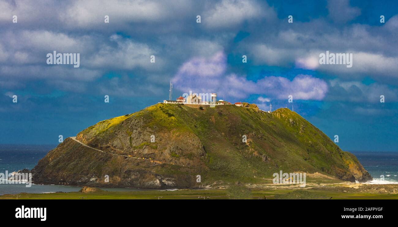 APRIL 9, 2019, BIG SUR, CALIFORNIA, USA - Point Sur Lighthouse, Big Sur ...