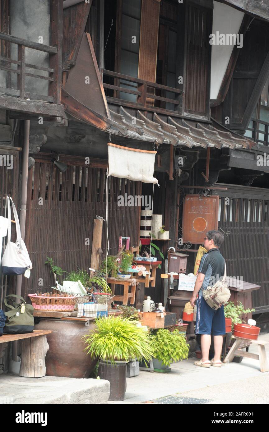 Narai-Juku A Historical Japanese Town Stock Photo - Alamy