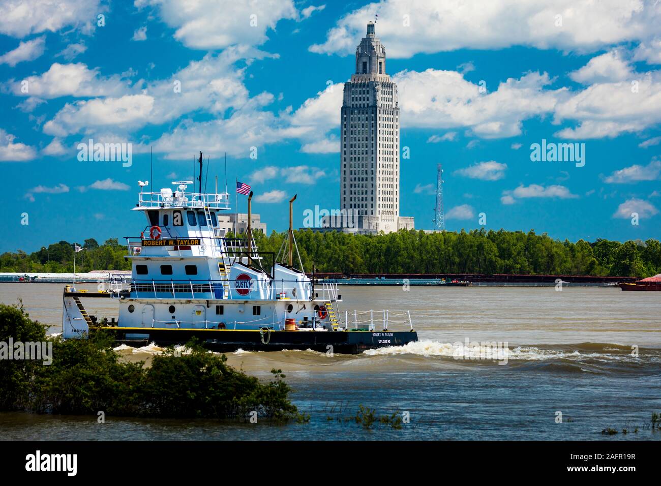 4/29, 2019, BATON ROUGE, LA, USA - Baton Rouge, Louisiana Skyline and ...