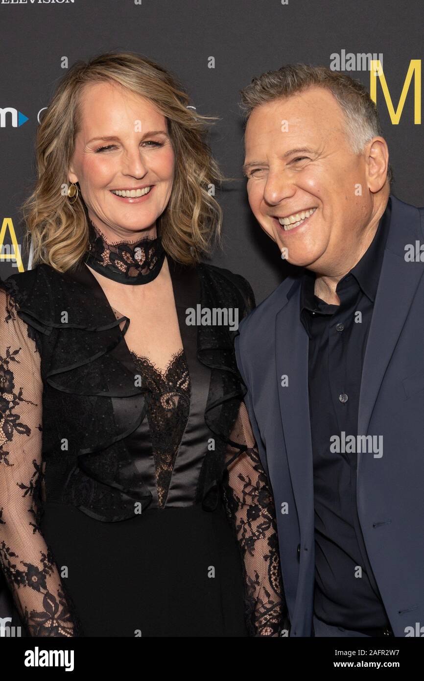 New York, NY, USA. 16th Dec, 2019. Helen Hunt, Paul Reiser at arrivals ...