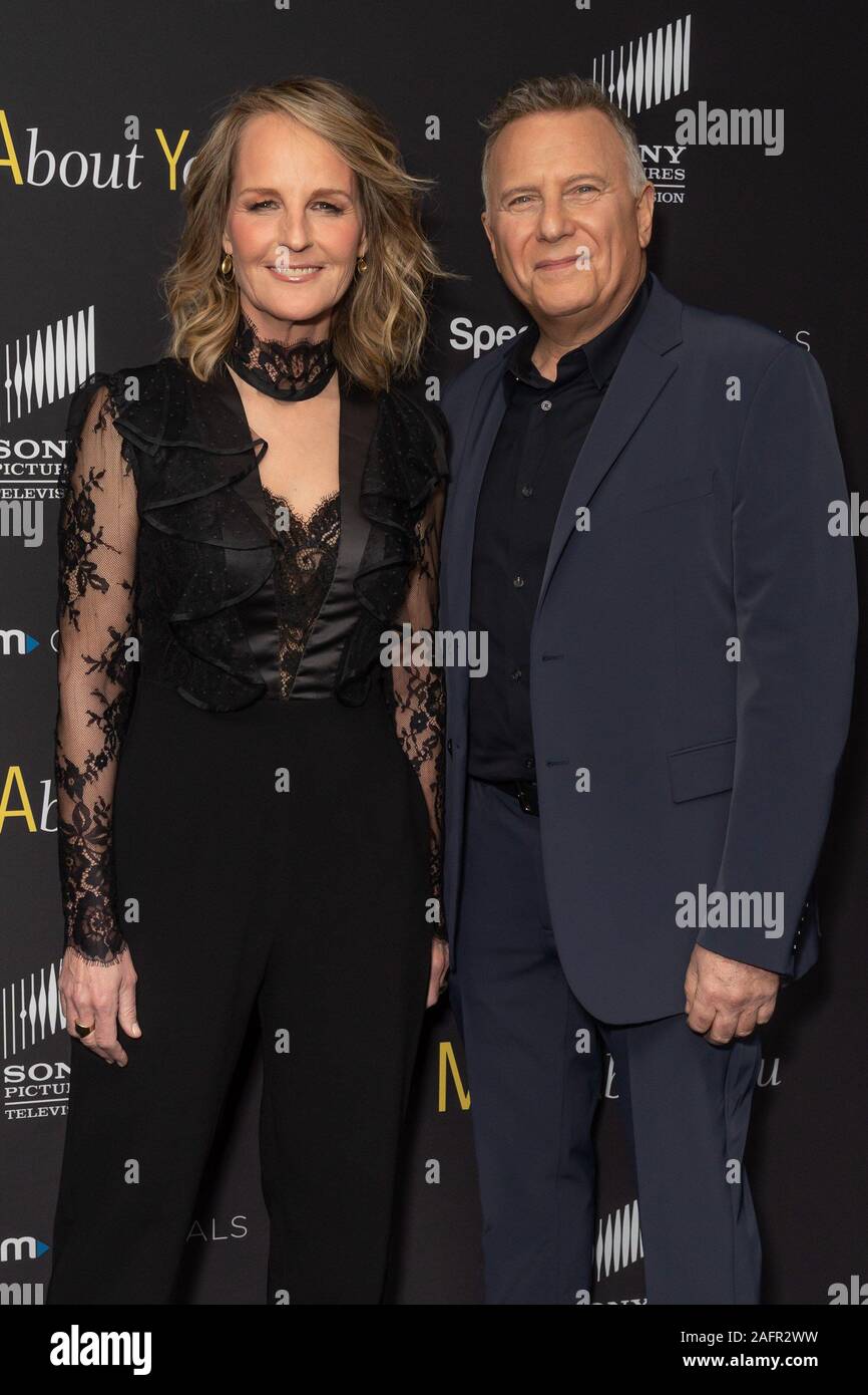 New York, NY, USA. 16th Dec, 2019. Helen Hunt, Paul Reiser at arrivals ...