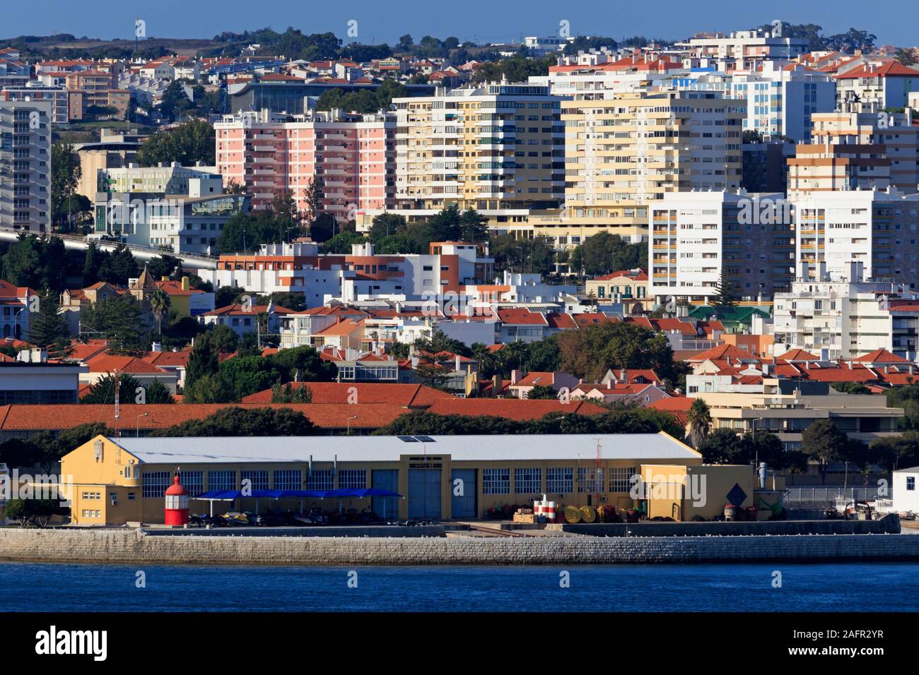 Lisbon lighthouse hi-res stock photography and images - Alamy
