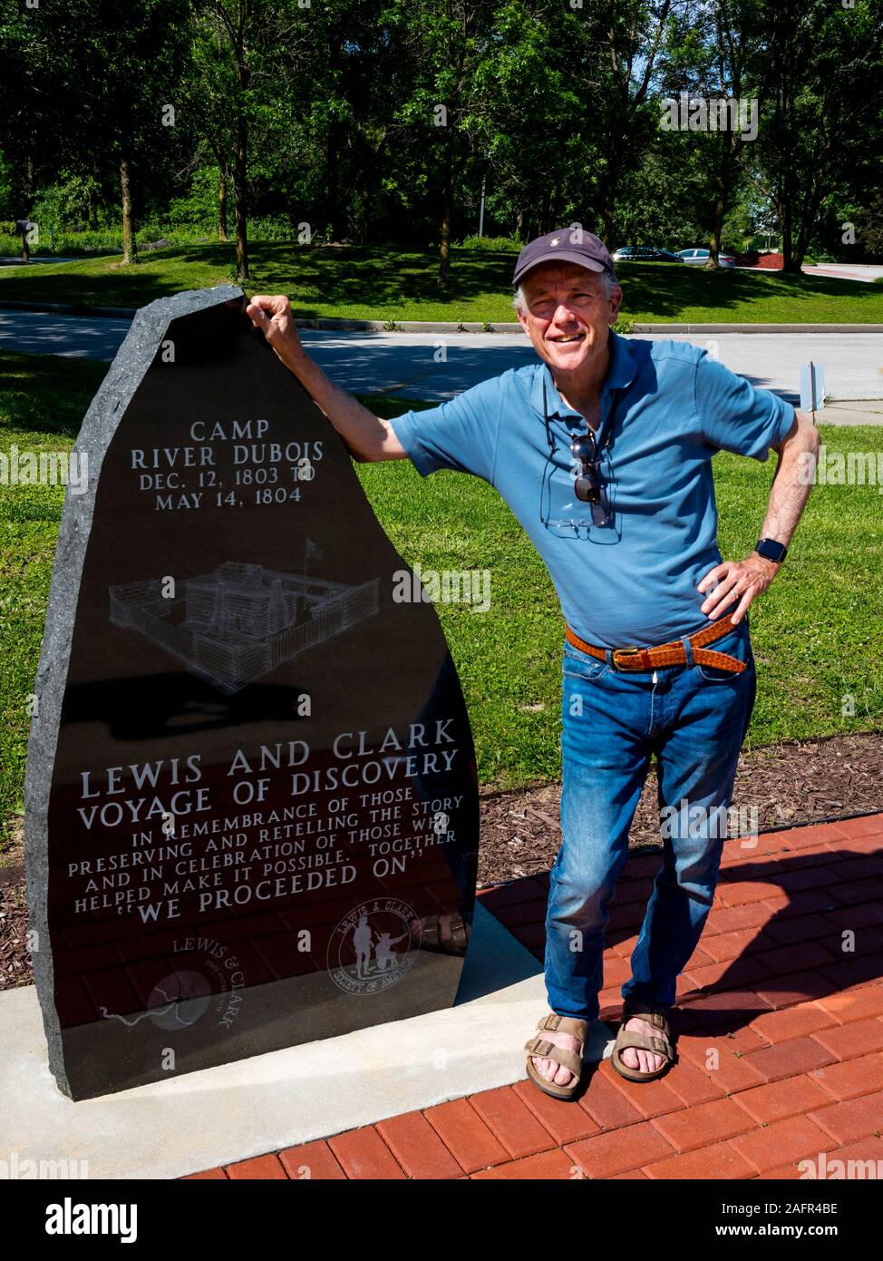 MAY 16 2019, USA - Photographer Joe Sohm at River Camp Camp Dubois ...