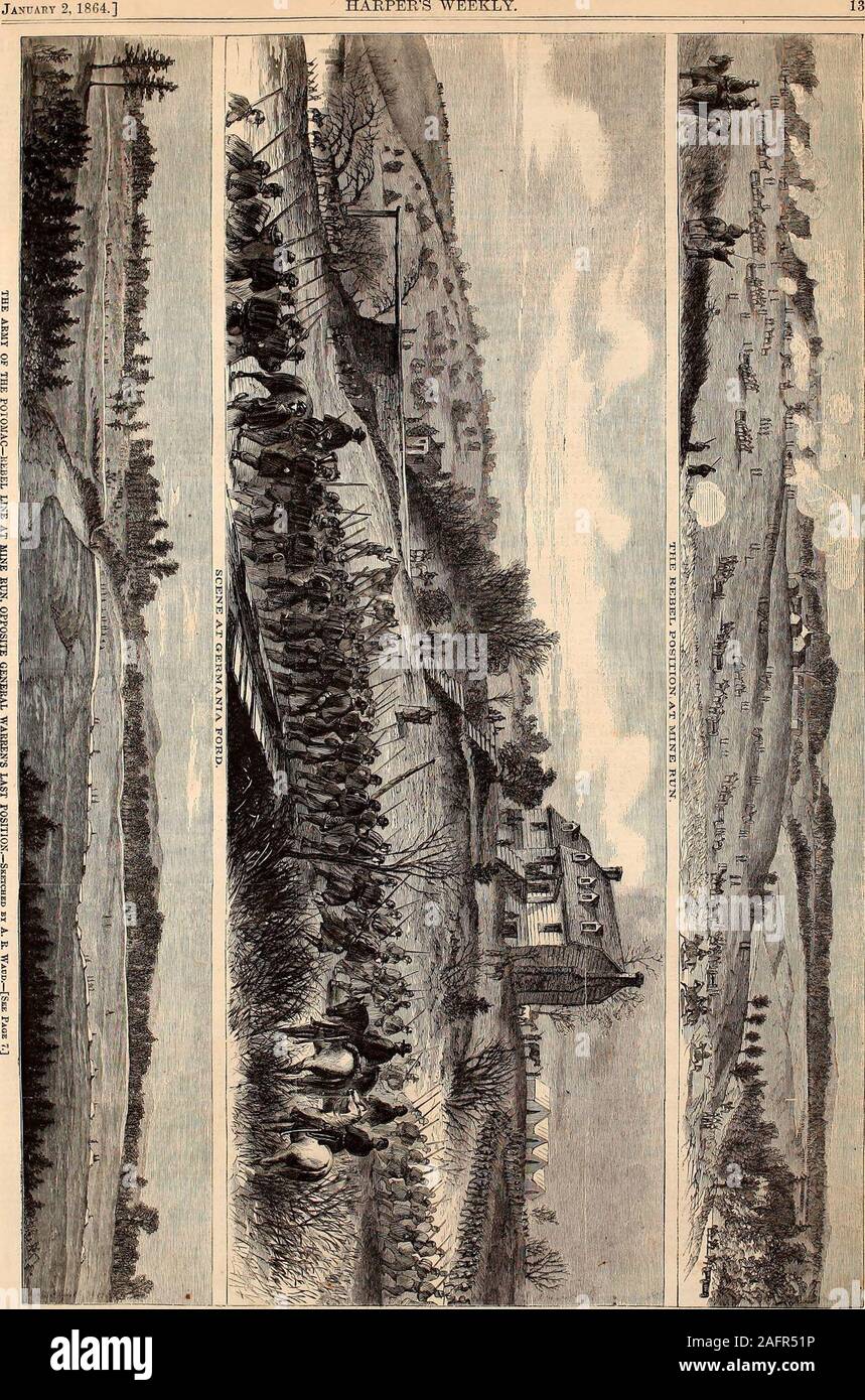 . Harper's weekly. TI1L POTOMAC AT MINE RDN-GENERAL WARRENS TROOPS ...