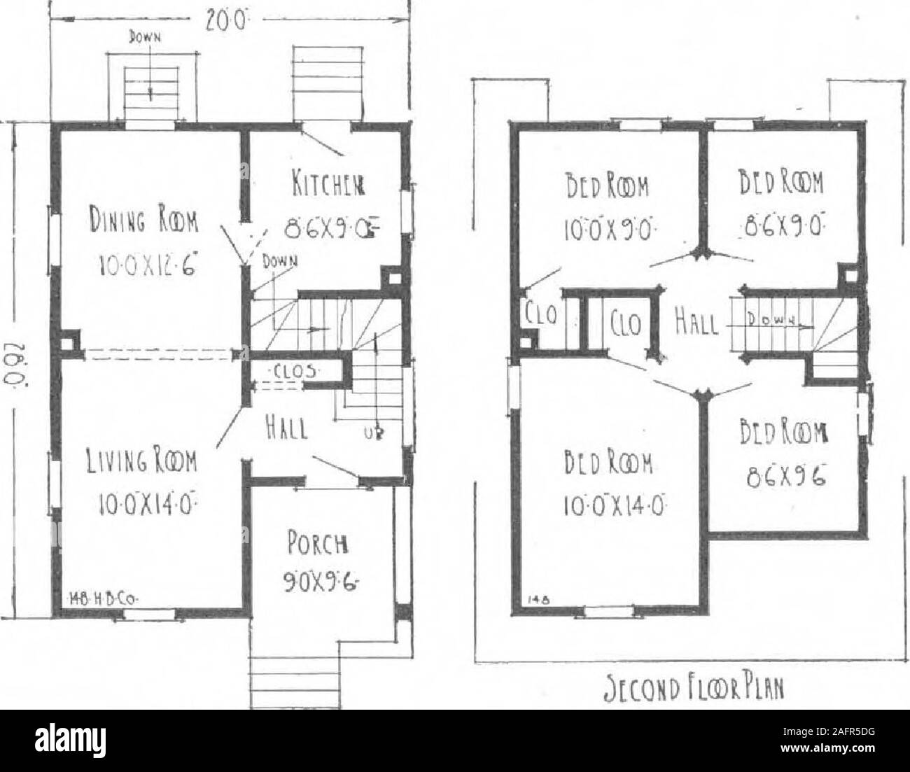 Possible floor plan Cut Out Stock Images & Pictures - Alamy