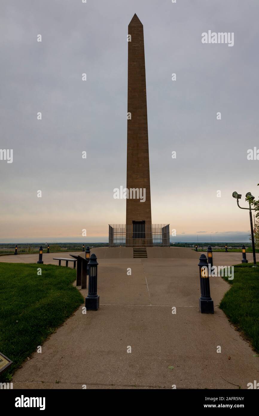 MAY 18, 2019, SIOUX CITY, IOWA, USA - Floyd's Bluff, Sioux City Iowa ...