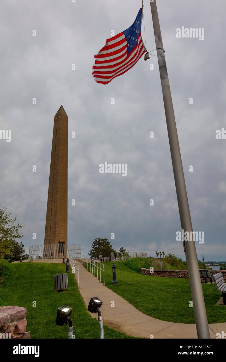 MAY 18, 2019, SIOUX CITY, IOWA, USA - Floyd's Bluff, Sioux City Iowa ...